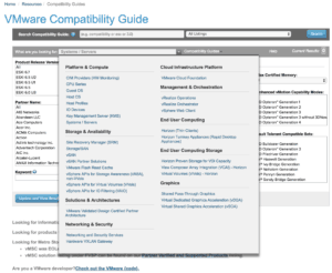 Using the VMware Compatibility Guide and Matrix | vMiss.net