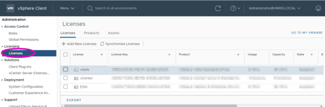 How to Update a VMware License in the vSphere Client 6.7 U1 | vMiss.net