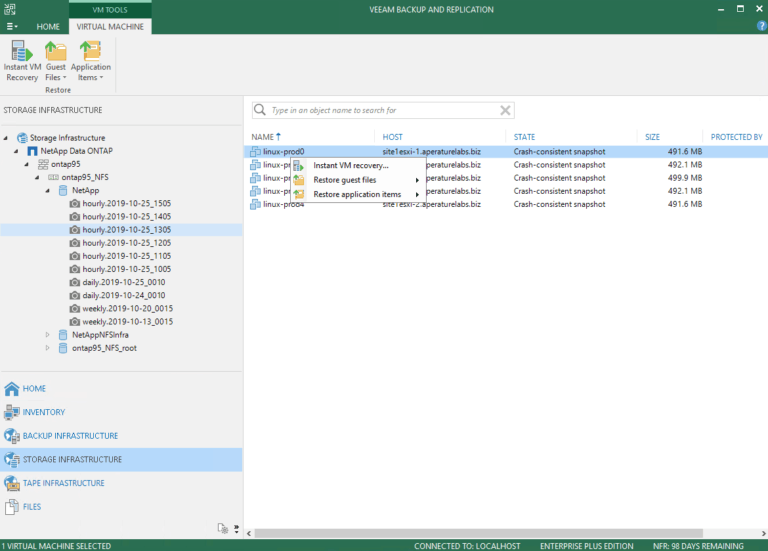 How to Use Veeam Backup from Storage Snapshots | vMiss.net