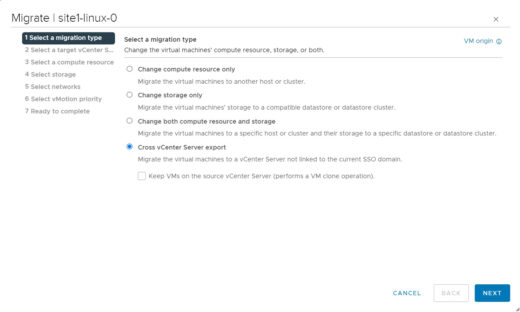 How to Use Cross vCenter vMotion | vMiss.net